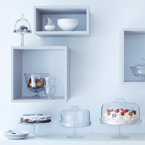 LSA SZ13 Serve Cakestand Ø12.25in/H5.5in Clear