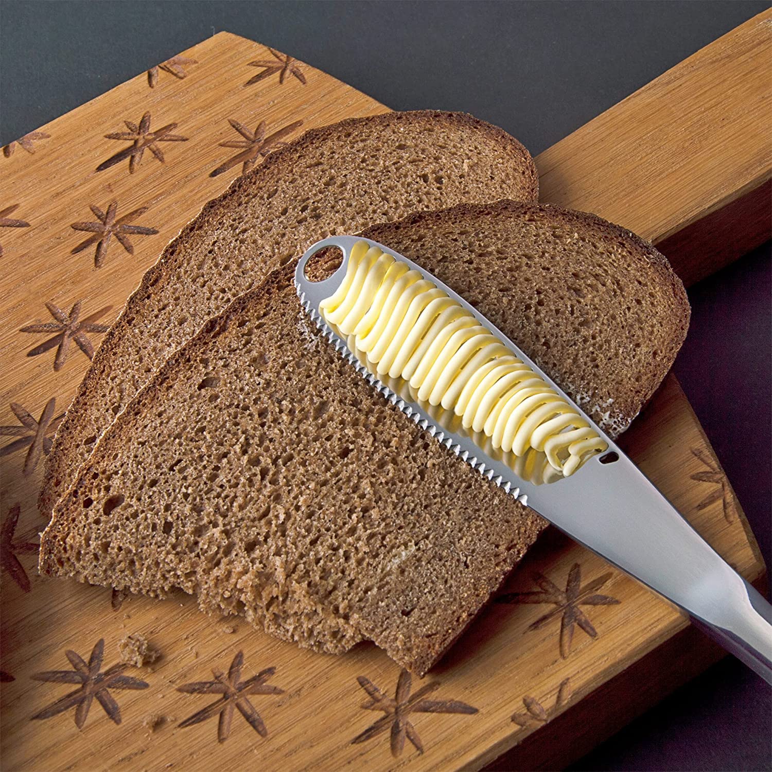 Butter Slicers Easy Spread Butter Knife Spreader Knives with Holes Butter Knives & Picks for Cold Butter Stainless-Steel Butterknife Flatware Table Dinner Knifes for Dessert Steak