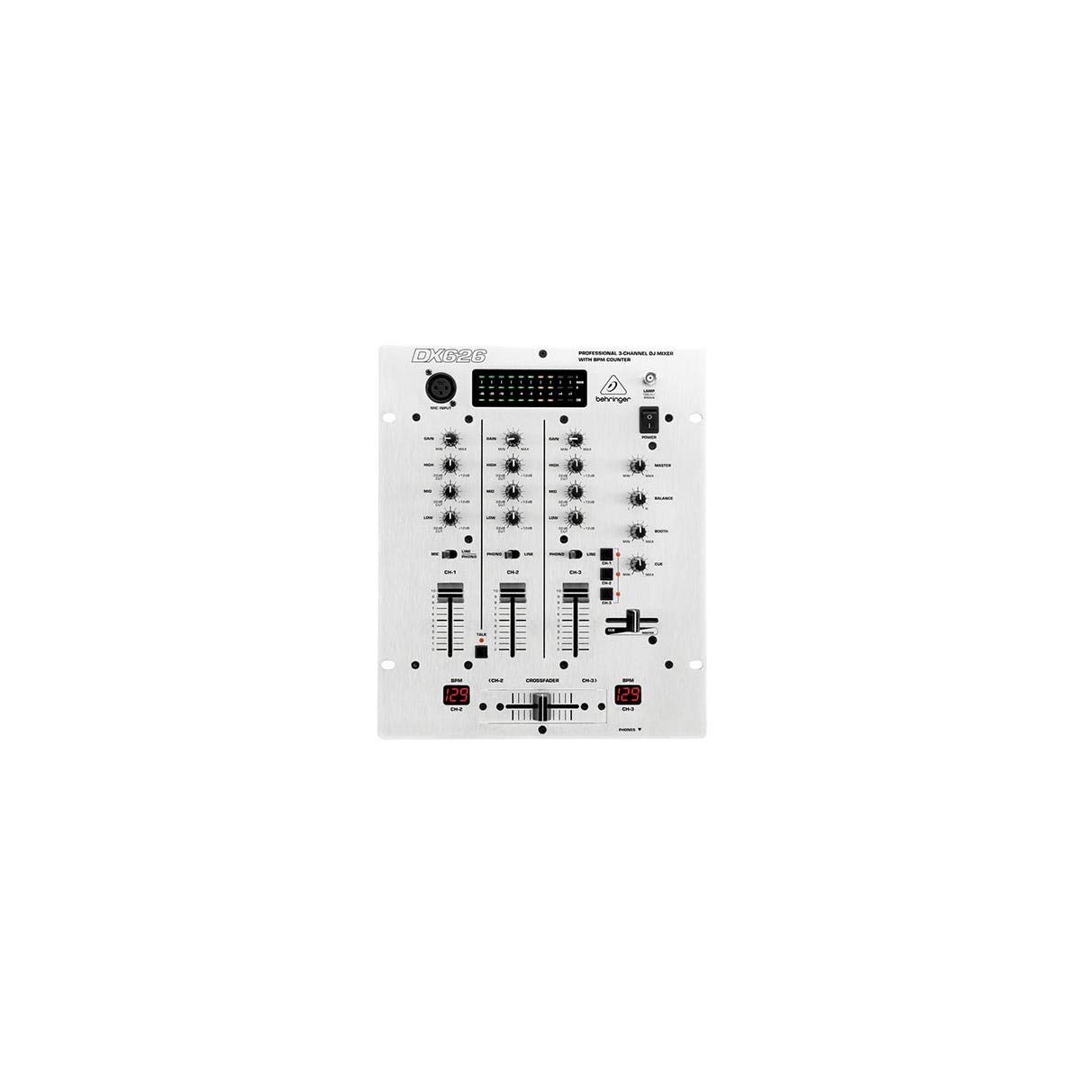 Behringer Pro Mixer DX626 3-Channel DJ Mixer