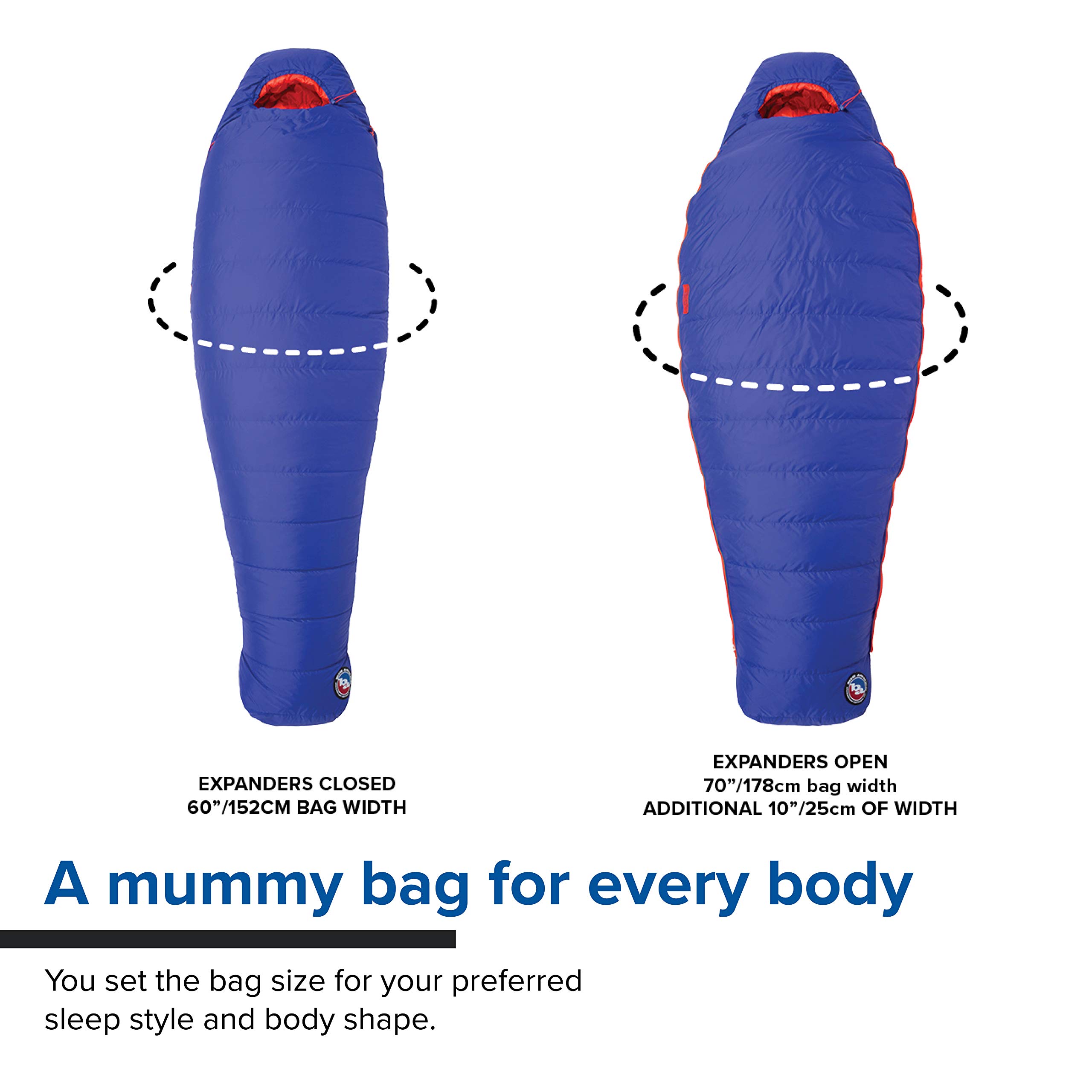 Big Agnes Women's Torchlight (600 DownTek) Sleeping Bag, 20 Degree, Regular