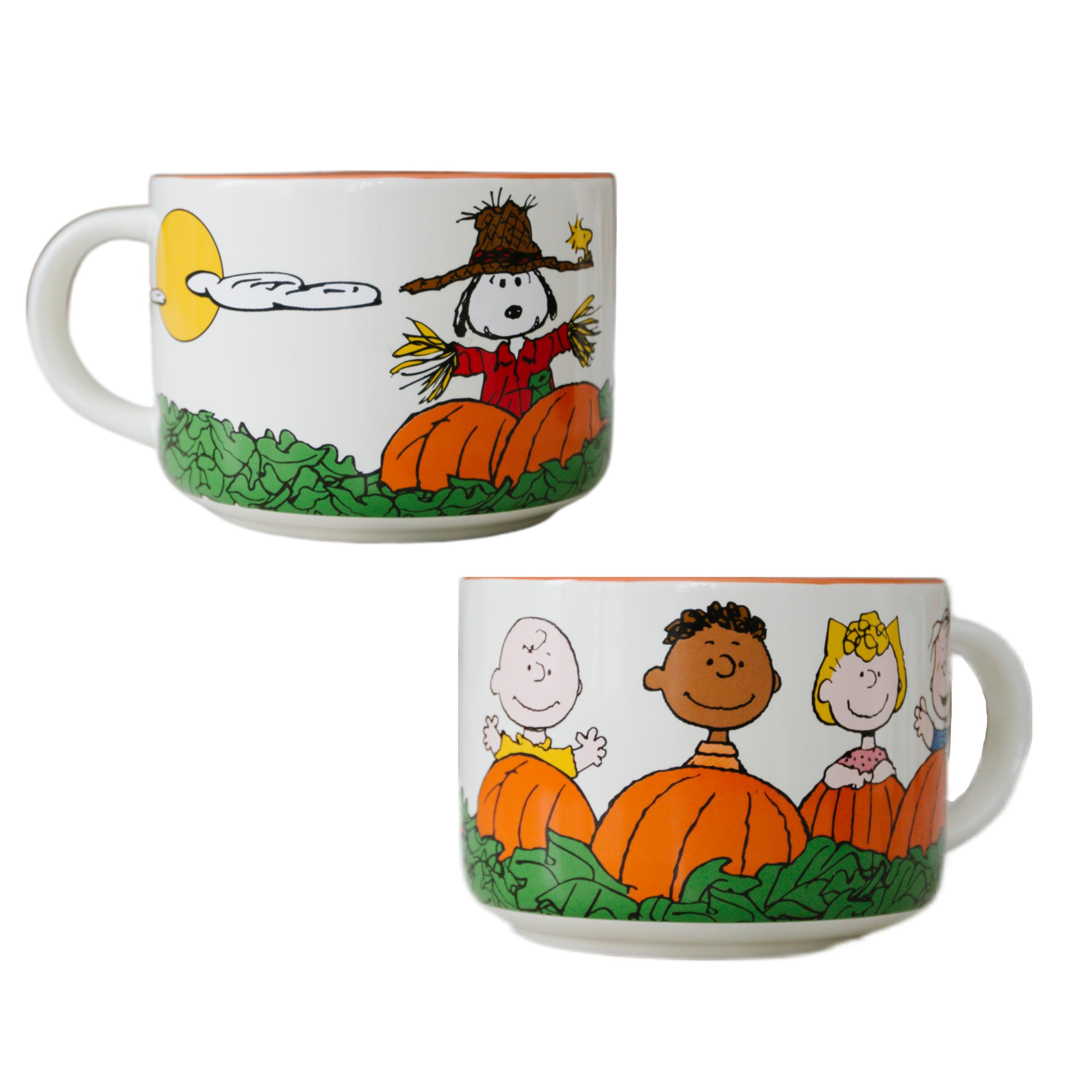 Disney Peanuts Snoopy Scarecrow Mug | Cute Ceramic Housewarming Gifts For Men and Women And Kids | Official Licensee | 1 Mug