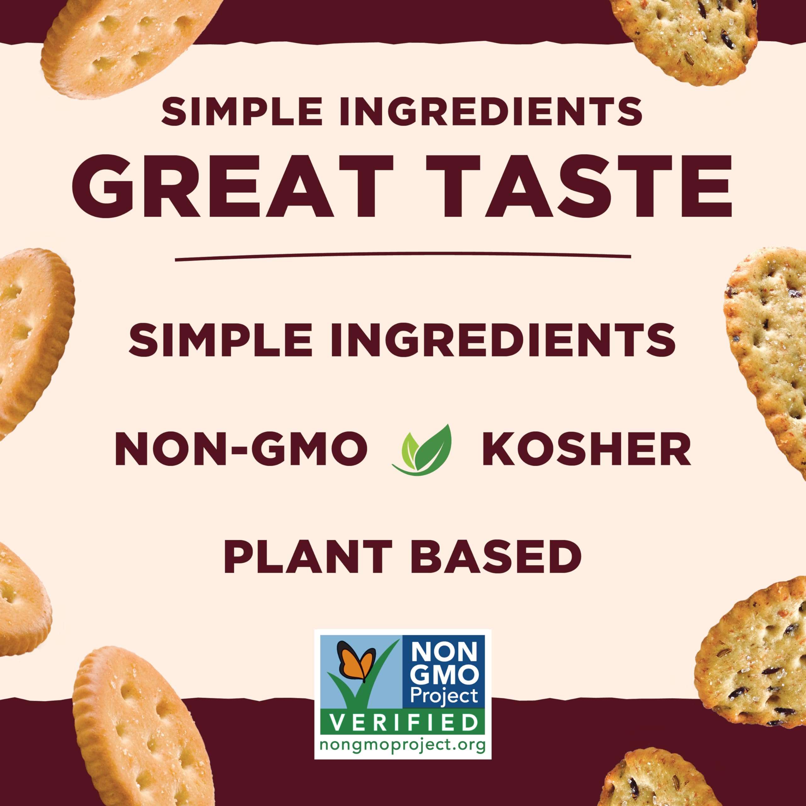 Back to Nature Multigrain Flax Seeded Flatbread Crackers - Dairy Free, Non-GMO, Made with Wheat Flour & Whole Grains, Delicious & Quality Snacks, 5.5 Ounce
