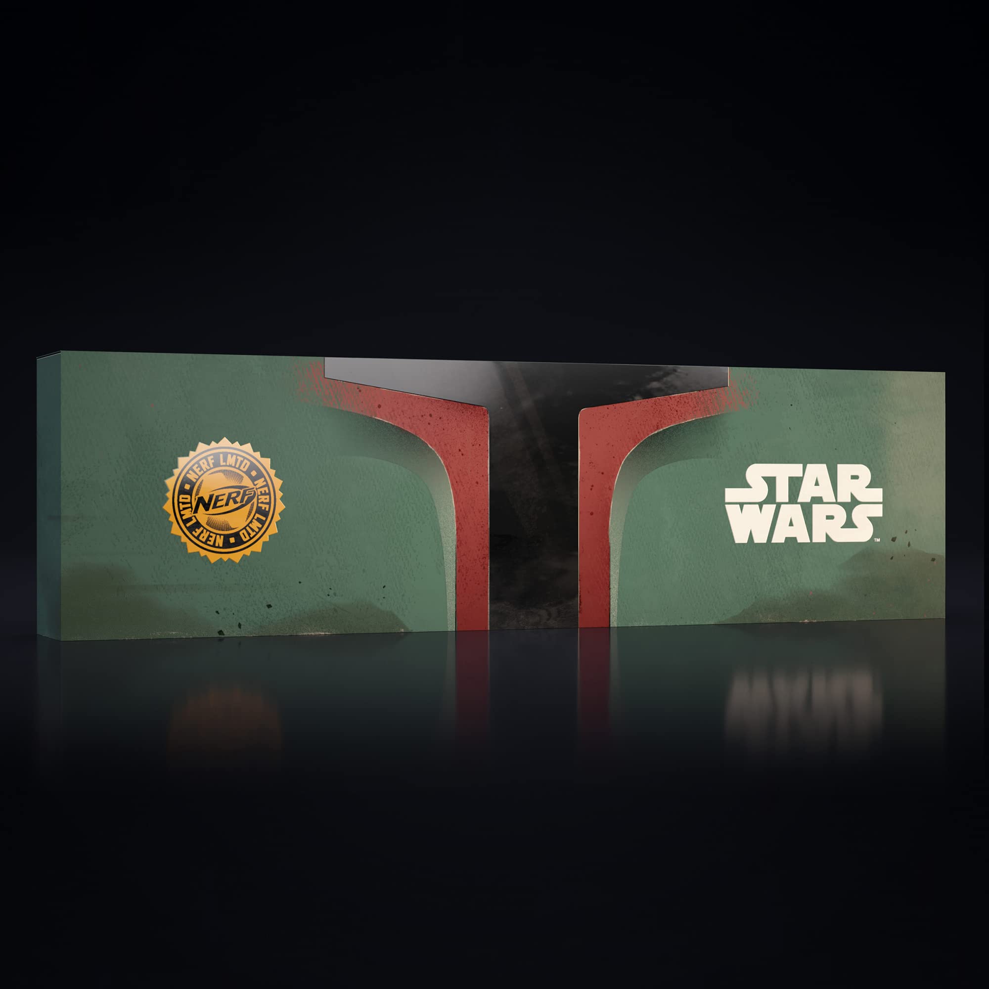 Nerf LMTD Star Wars Boba Fett's EE-3 Blaster, The Book of Boba Fett, Illuminated Scope, 3 Drums, 12 Elite Darts, Blaster Sounds