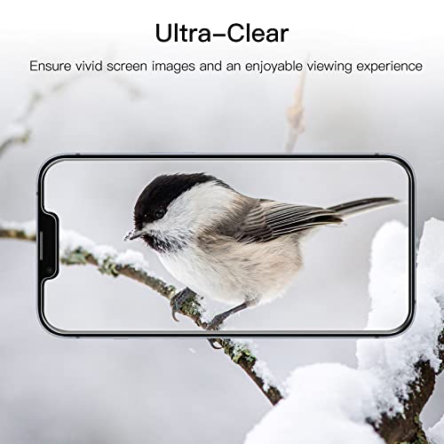 JETech Screen Protector for iPhone 14 6.1-Inch (NOT FOR iPhone 14 Plus 6.7-Inch), Tempered Glass Film, 3-Pack