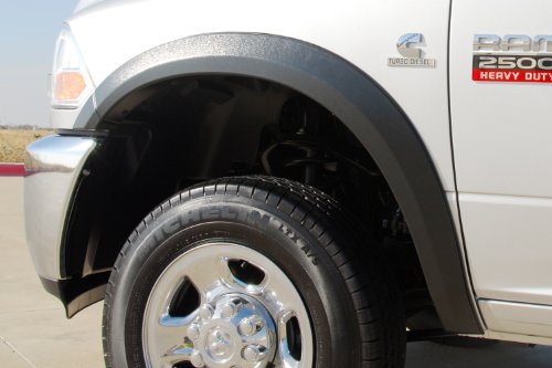 Lund SX205TA Elite Series Black Sport Style Textured Front Fender Flare - 2 Piece