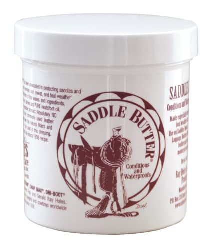 Ray Holes Saddle Butter, Ideal For Use on Saddles, Boots, Chaps, Gun Scabbards, Luggage, Holsters, Bridles and Tooled Leather And More, Pint Size