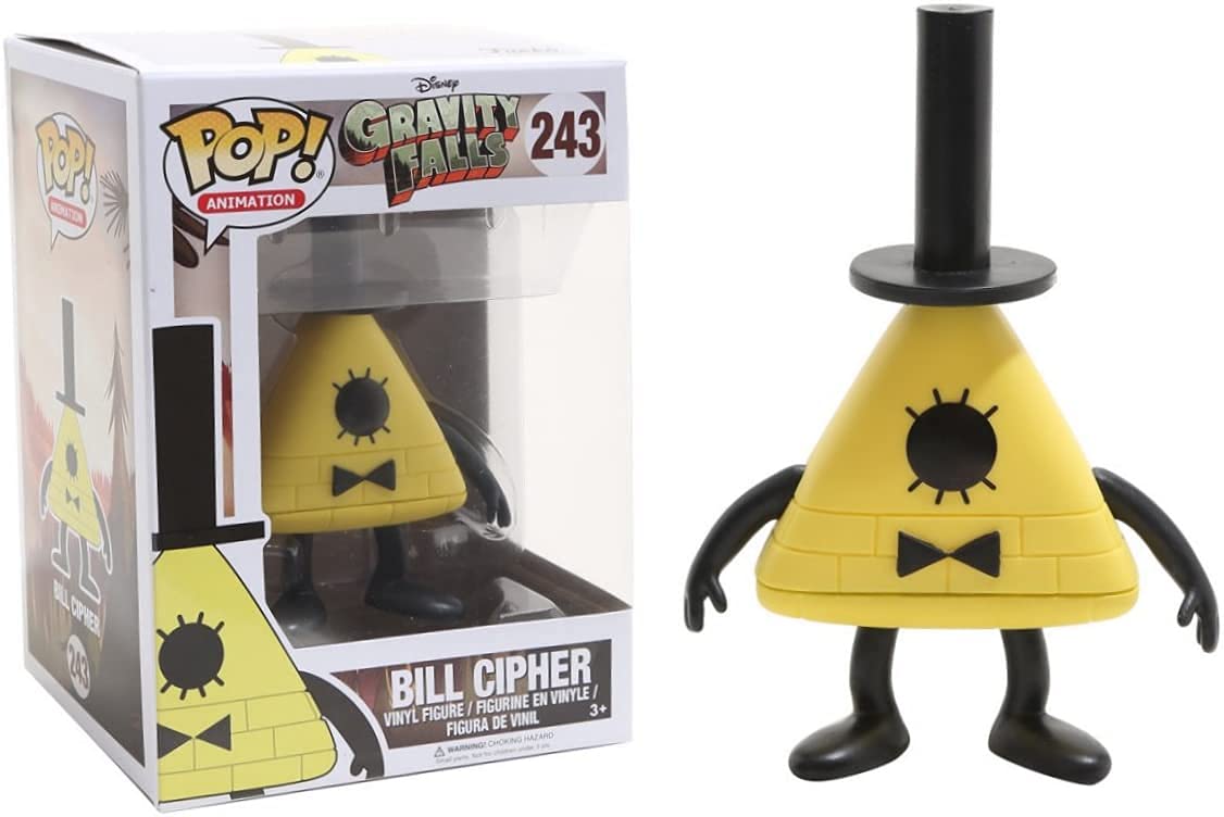 POP Disney: Gravity Falls - Bill Cipher Funko Pop! Vinyl Figure (Bundled with Compatible Pop Box Protector Case) Multicolor 3.75 inches
