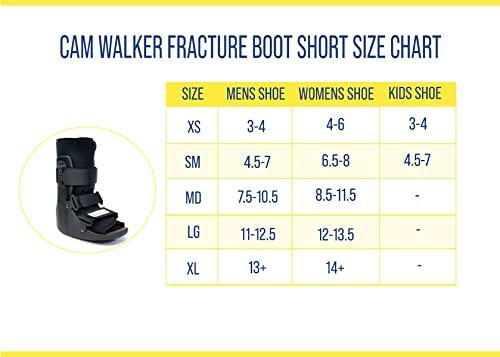 Brace Align Cam Walker Boot Short (Med) + Frozen Ice Cold Therapy Machine- Boot for Toe, Foot or Ankle Injury, Fractures, Sprains and Cold Circulating Therapy Unit