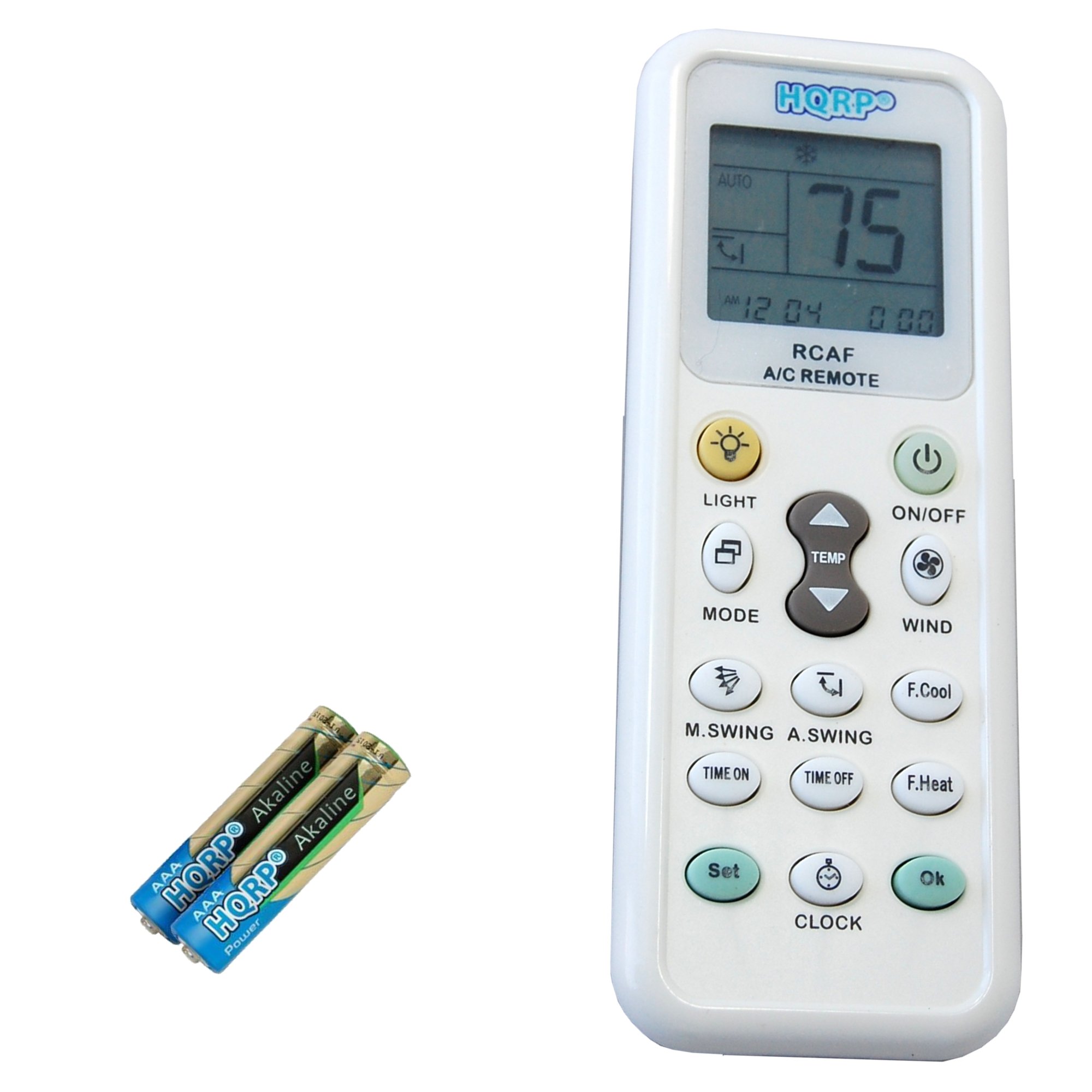 HQRP Universal Remote Control Compatible with LG LW1012CR LW1012ER LW1210HR LW1211ER LW1212ER LW1212HR Air Conditioner