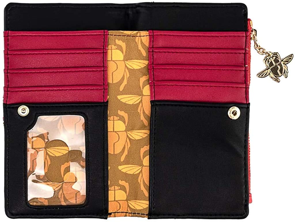 Loungefly Disney Aladdin Jafar Cosplay Faux Leather Flap Wallet