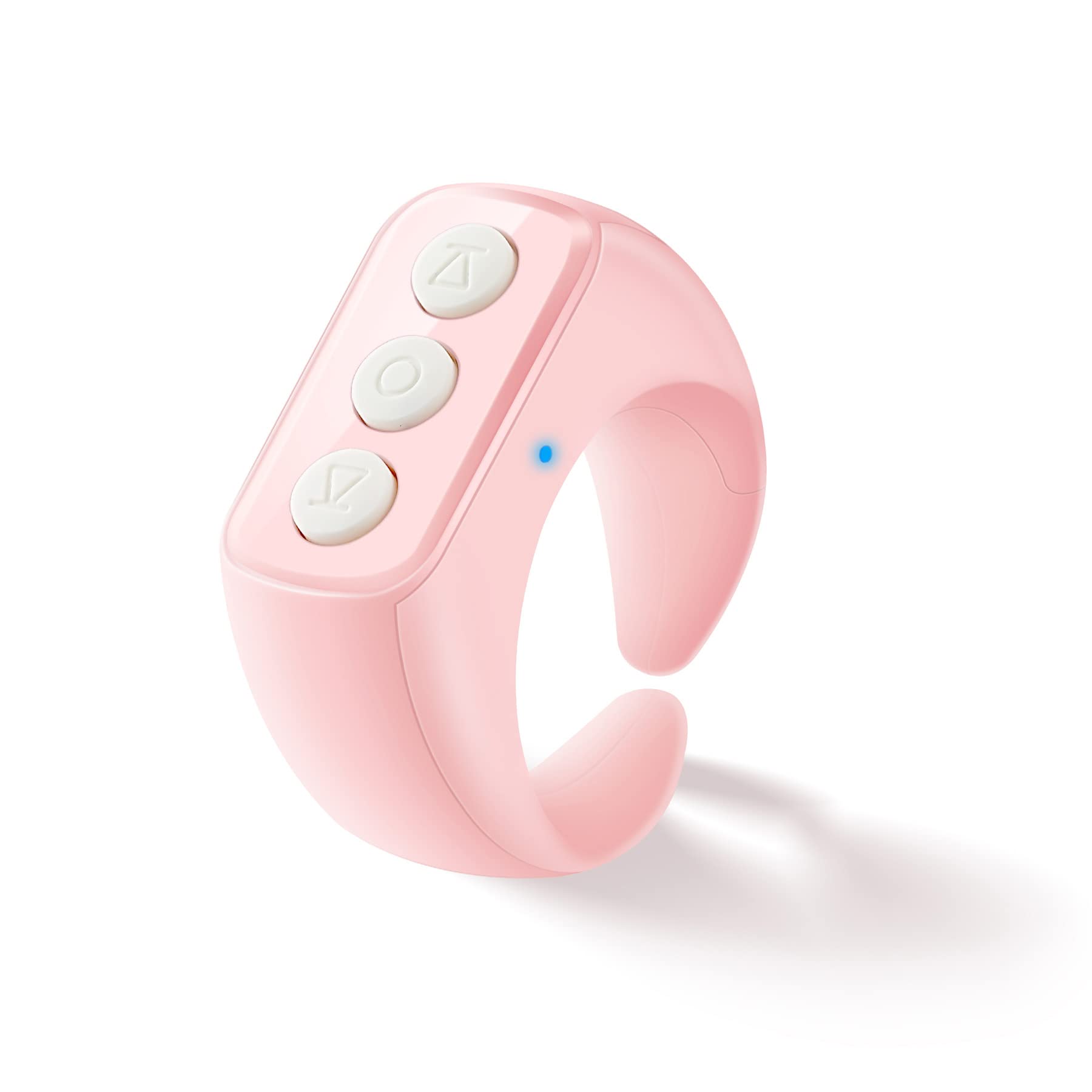 CKG Tiktok Scrolling Ring, Tiktok Remote Control for Android and iPone, Bluetooth Remote Clicker Control, Minimalist Style and Smart Make Life Easier - Lovely Pink