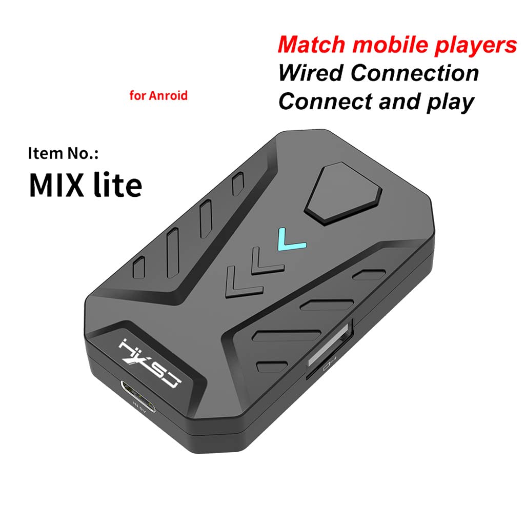 YEZININHAO Wired Game Converter for Mobile Gamepad Gaming Keyboard Mouse Converter Adapter Keyboard and Mouse Converter