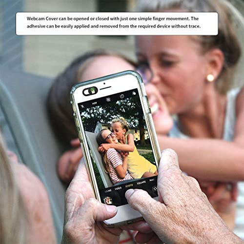 Ckuakiwu Slide Phone Camera Blocker,Camera Webcam Privacy Cover Slide Phone Camera Blocker Laptop Privacy Protector 6pcs