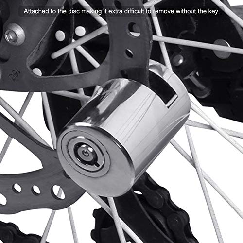 Brake Disc Lock, Mini Special Multiple Layers Zinc Lock Core Bicycle Brake Disc Lock Waterproof for Bicycle