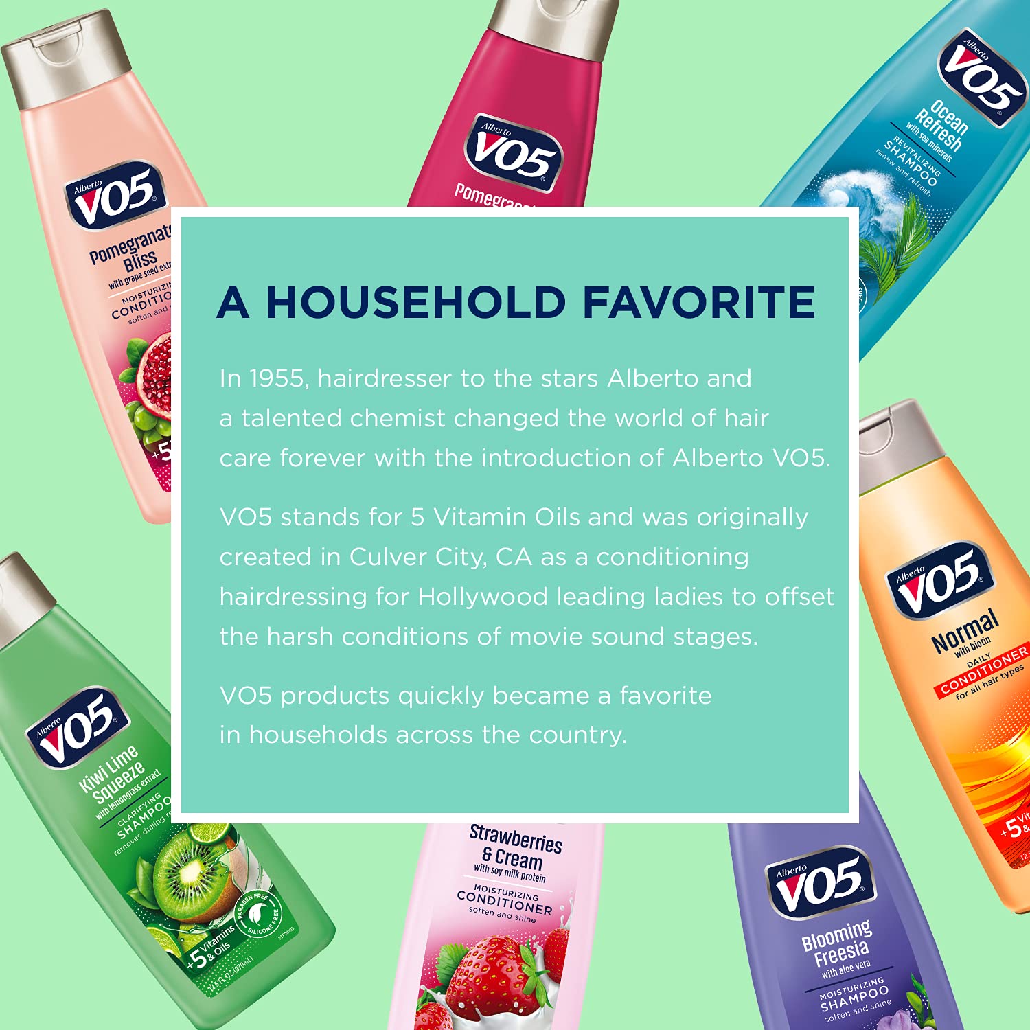 VO5 Moisturizing Conditioner - 12.5 Fl Oz - Pomegranate Bliss - Grape Seed Extract Leaves Hair Looking Vibrant and Beautiful