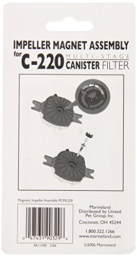 Marineland (Aquaria) AMLPRIM220 Aquarium Impeller Assembly Replacement for C-220 Canister Filter