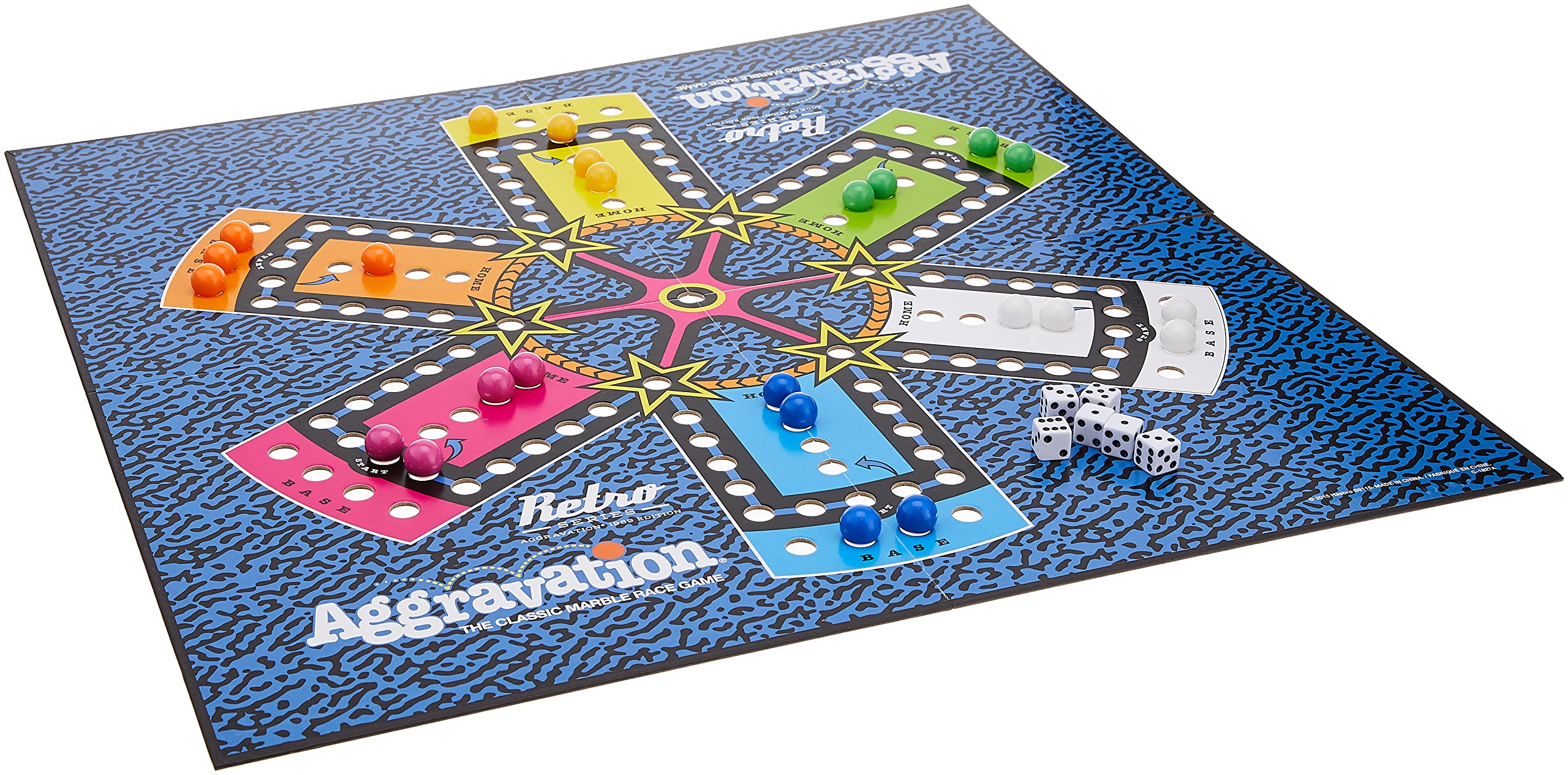 Hasbro Gaming Aggravation Game Retro Series 1989 Edition (Amazon Exclusive)