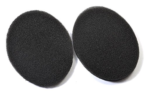 Replacement Earpad Cushions + Inside Tone Tuning Foam Pads for Sennheiser HD600, HD650, HD545, HD565, HD580, Headphones with ITIS Cable Clip