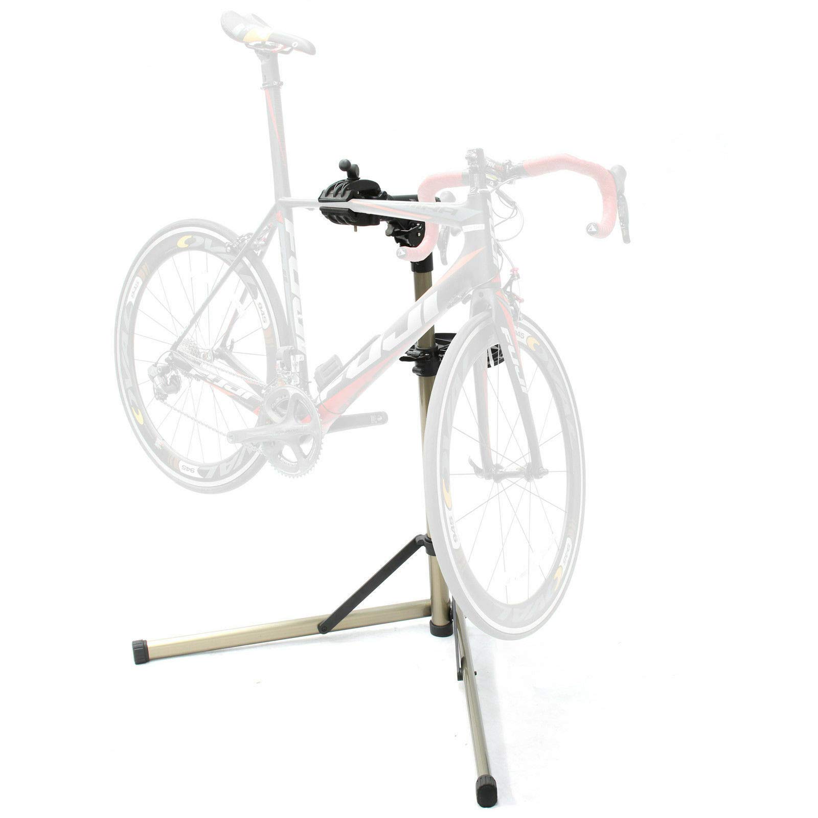 BikeHand Bike Repair Stand - Home Portable Bicycle Mechanics Workstand - for Mountain MTB Road Bikes Maintenance - Max. 55 lbs