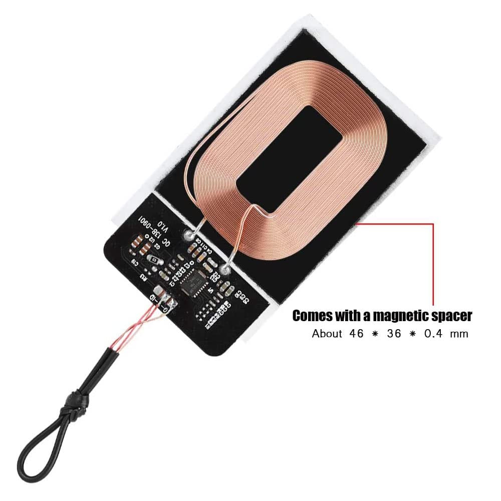 Bewinner Qi Standard Wireless Charger Transmitter Module - 3 Coils - Multi-Level - Wide Compatibility - Universal Micro Interface - DIY Wireless Charger Parts (2nd)