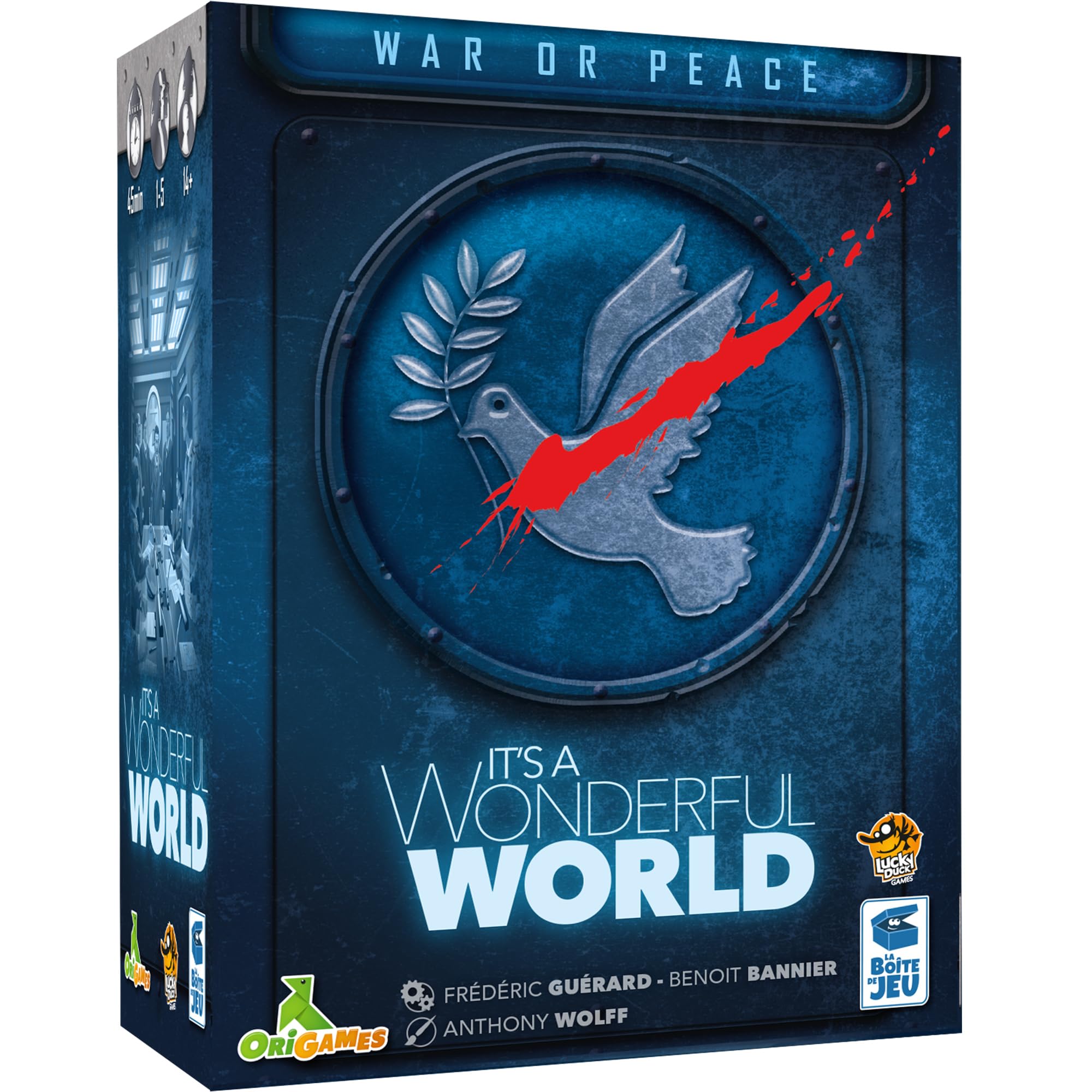Lucky Duck Games It's A Wonderful World War or Peace Expansion - Forge Your Path to Victory! Strategy Game for Kids and Adults, Ages 14+, 1-5 Players, 30-60 Minute Playtime, Made