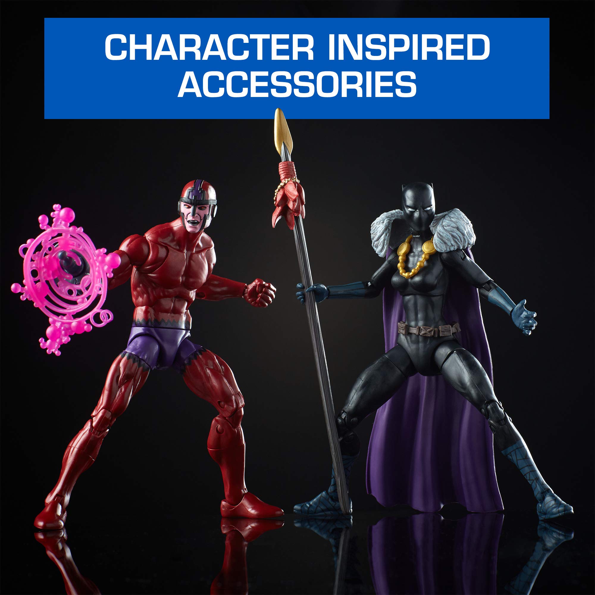 Hasbro Marvel Legends Series Black Panther Comic Figures Shuri & Klaw 6" Scale Figures Collector/Fan 2 Pack