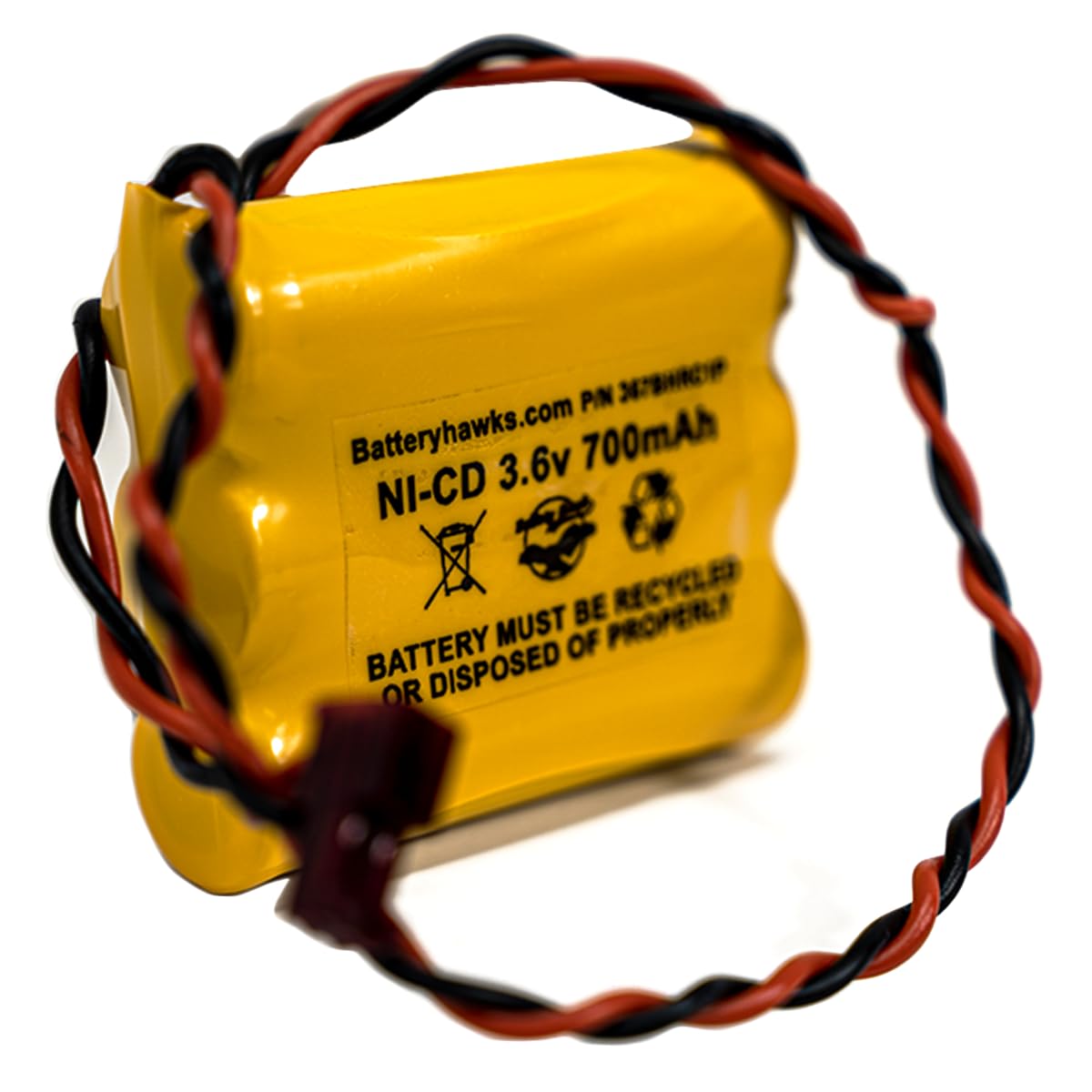 Sure-Lites 026-148 026148 SL026148 SL-026148 SL-026-148 3.6v 700mAh Ni-CD Battery Pack Replacement for Emergency/Exit Light NNYXSB