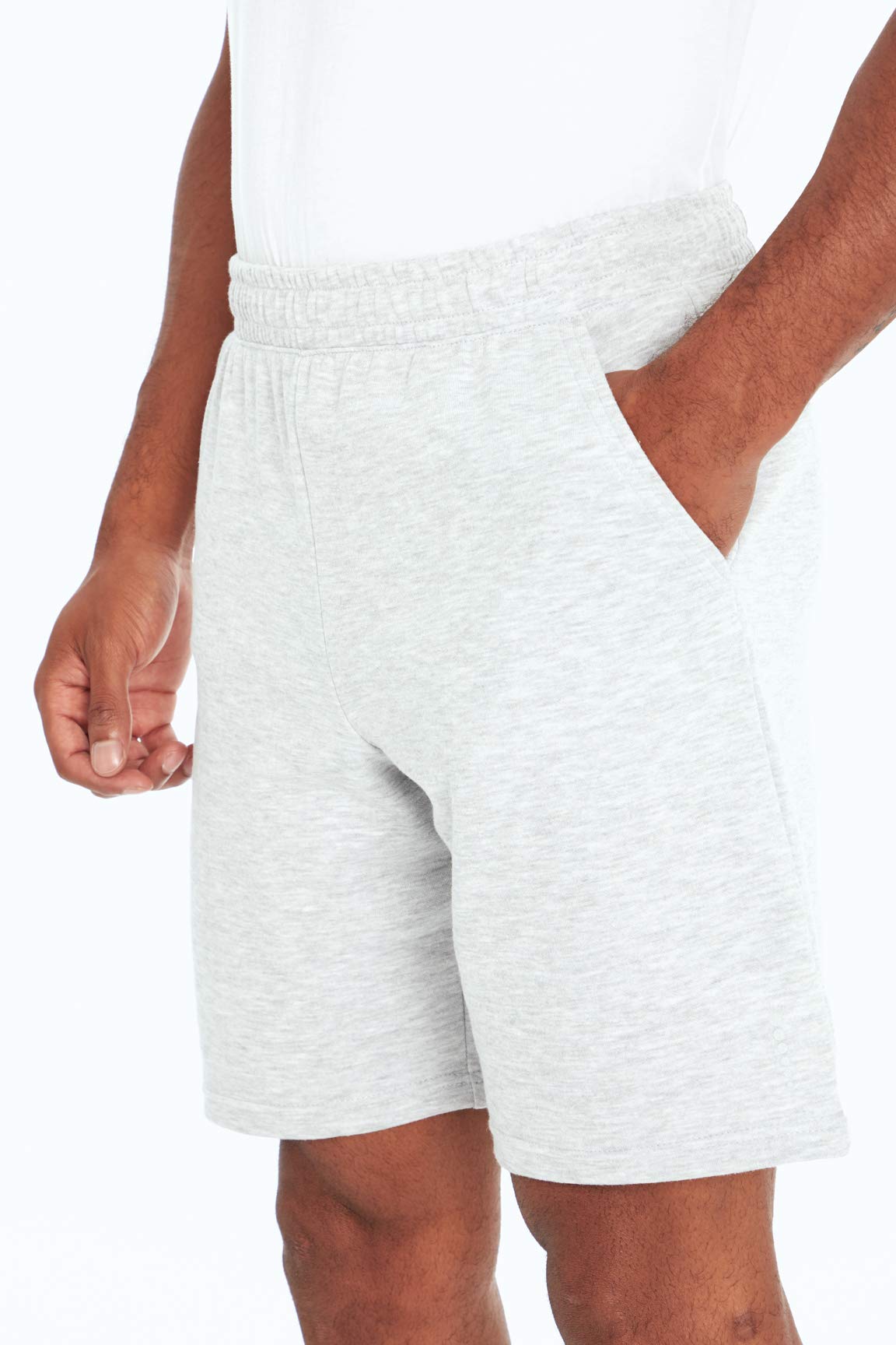 Balance Collection Olympic Pocket Short, Light Heather Grey, Large