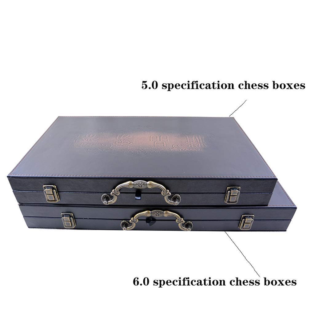 Chess Set Set Boutique Collection Solid Wood Mahogany High-Grade Adult Large Folding Chessboard Chess