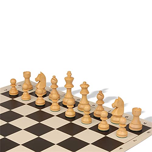 Chess Set Wooden Chess,High-end Exquisite Portable Chess Set,20.5inch,with Backpack,for Adults Kids,Games,Travel,Outings (Black 20.5inch)