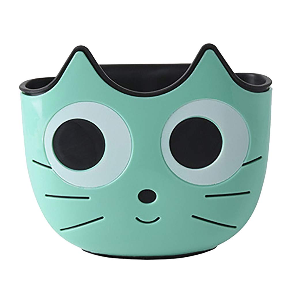 Kitchen Sink Shelf Soap Sponge Rack Holder, Fheaven Cute Cats Hanging Basket Storage Suction Cup Kitchen Organizer Sink Accessories Wash Dropshipping