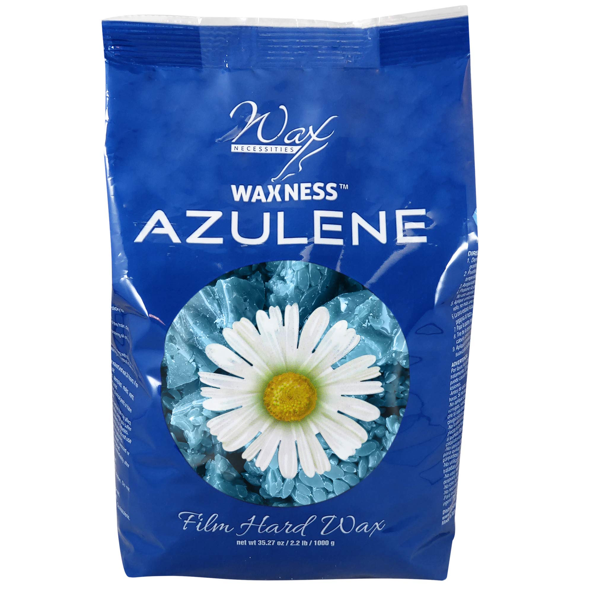 Waxness Wax Necessities Film Hard Wax Beads Azulene 2.2 Pound