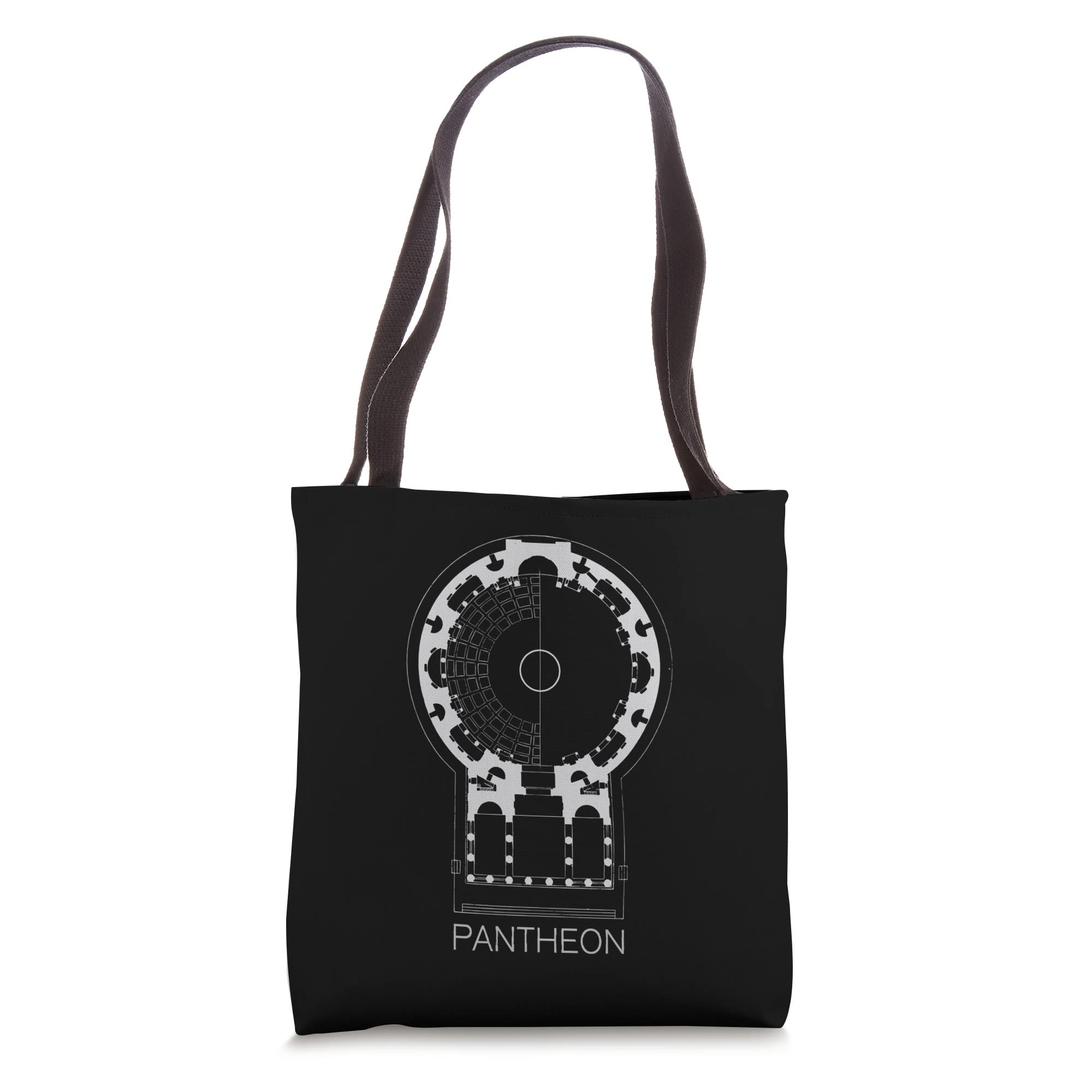 Pantheon, Rome. Plan of a classical architectural icon. Tote Bag