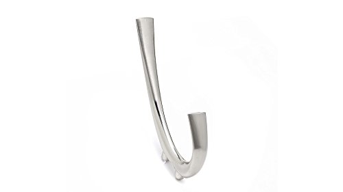 Richelieu Hardware BP849120195 Contemporary Metal Hook, Brushed Nickel