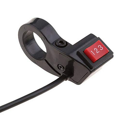 Bike Electric Three Speed Switch Ebike 3 Speed Switch for Ebike Scooter