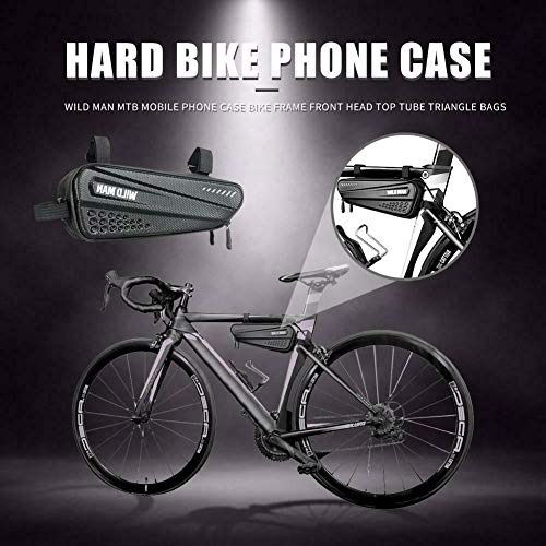 Bike Hard Bicycle Bags Case Phone Frame Front Top Tube Triangle Pouch