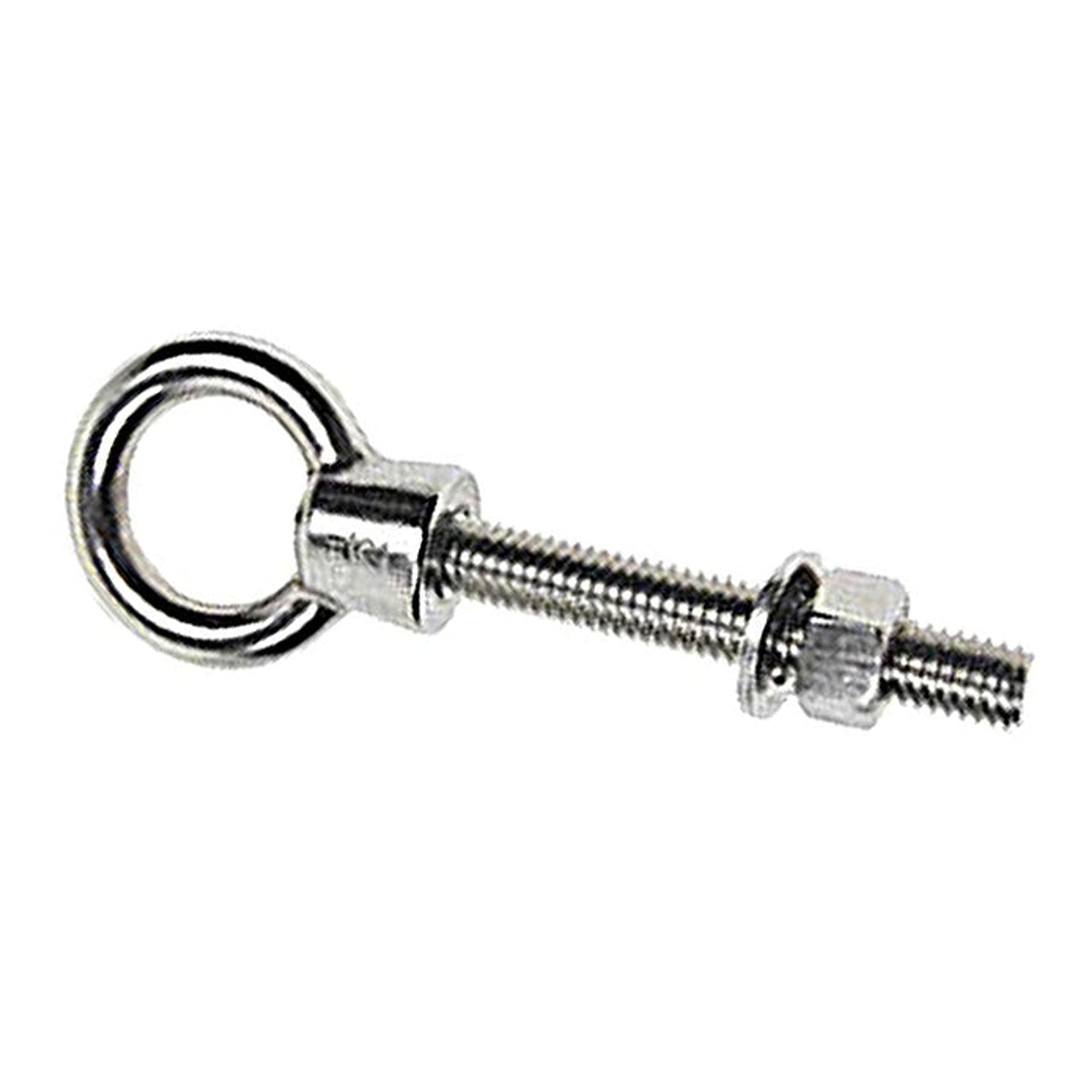 US Cargo Control Stainless Steel Type 316 Shoulder Eye Bolts - Long - 5/8" x 12"