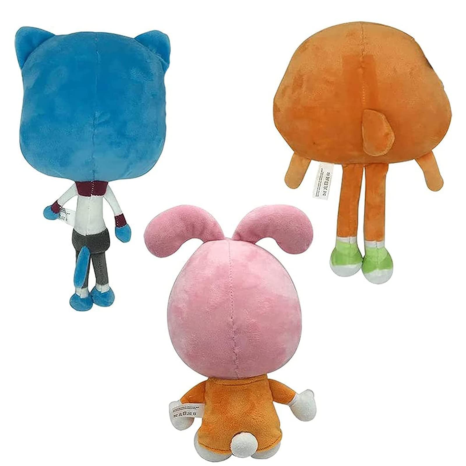 Zunarte Amazing Plush Doll, 9.8 inches Cute Cartoon Stuffed Animal-3 pcs
