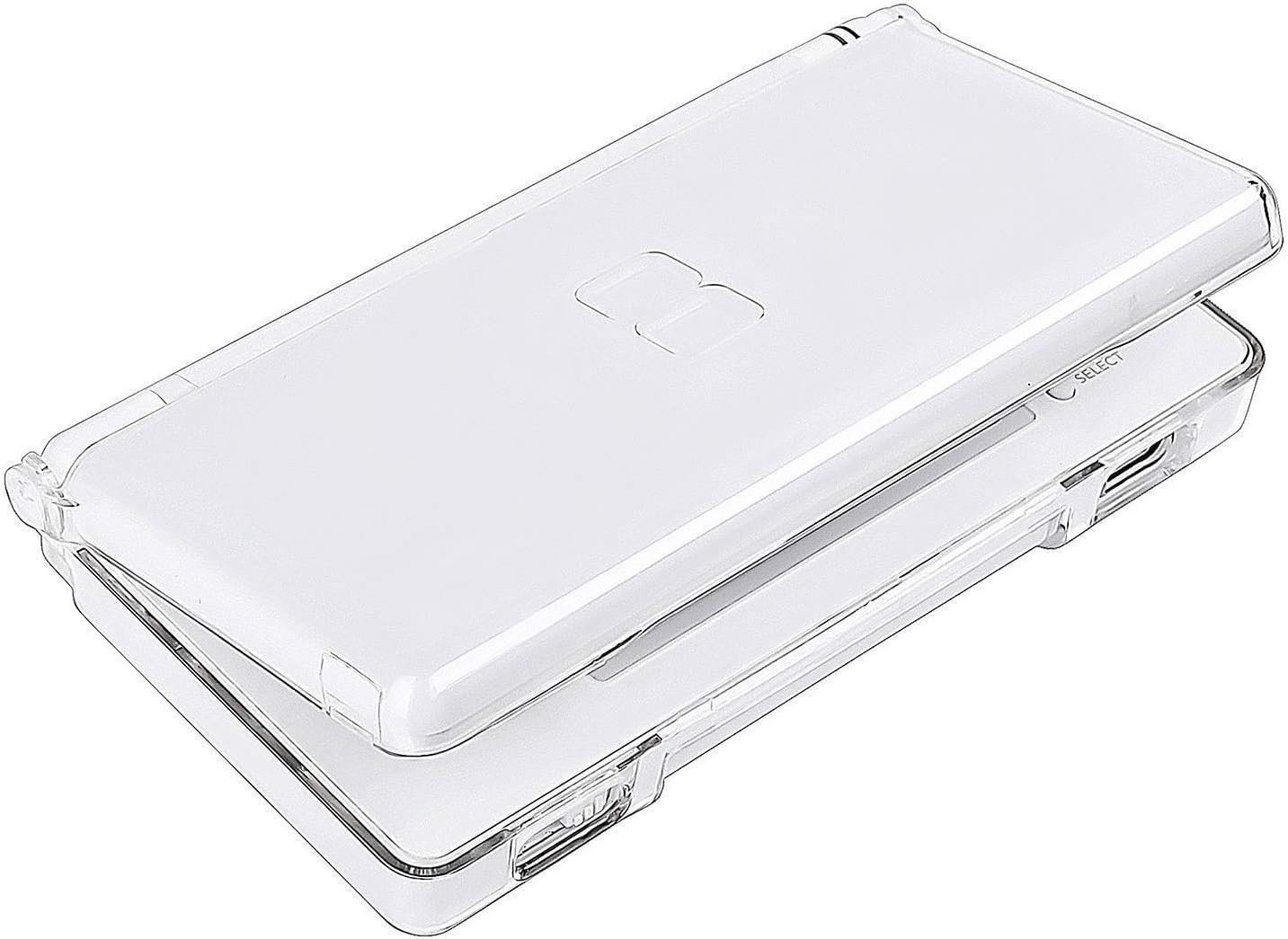 KlsyChry Transparent Hard Shell Case Cover Compatible with Nintendo DS Lite NDSL, Replacement Protective NDS Lite Crystal Clear Housing Case(Not for Nintendo DS or Dsi)
