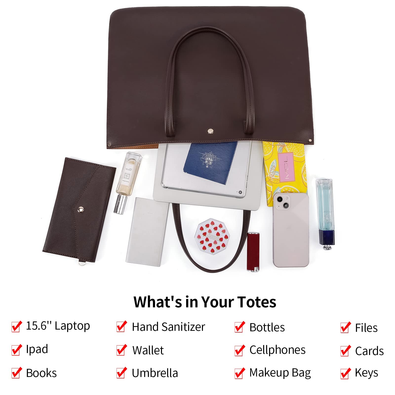 Montana West Leather Tote Bag Large Tote Purse for Women Purses and Handbags Shoulder Bag Purse and Wallet Set MWC-098CF