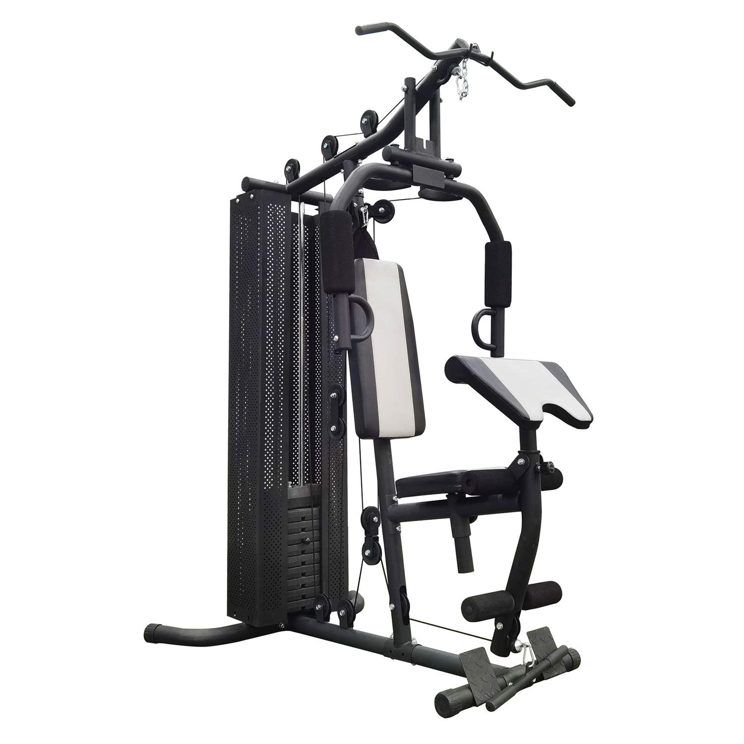 BalanceFrom-Home-Gym-System Workout-Station with 380LB of Resistance, 145LB-Weight Stack, Comes with Installation Instruction-Video