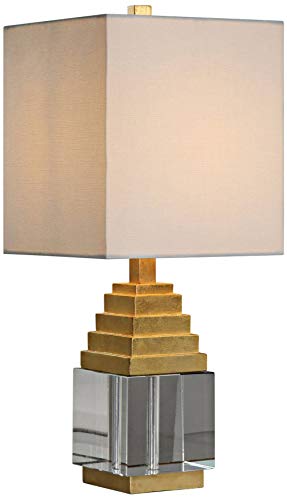 Uttermost Anubis Metallic Gold Leaf Accent Table Lamp