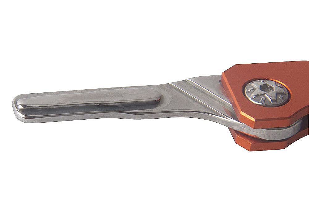 Tungyi Daily Pocket Folding Utility Knife with 10 Replaceable Quick Change Blades, Ultra Compact and Lightweight (Orange)