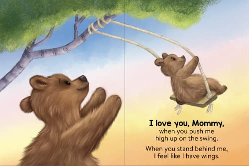 I Love You, Mommy - Children's Padded Board Book - Mom and Baby Bear