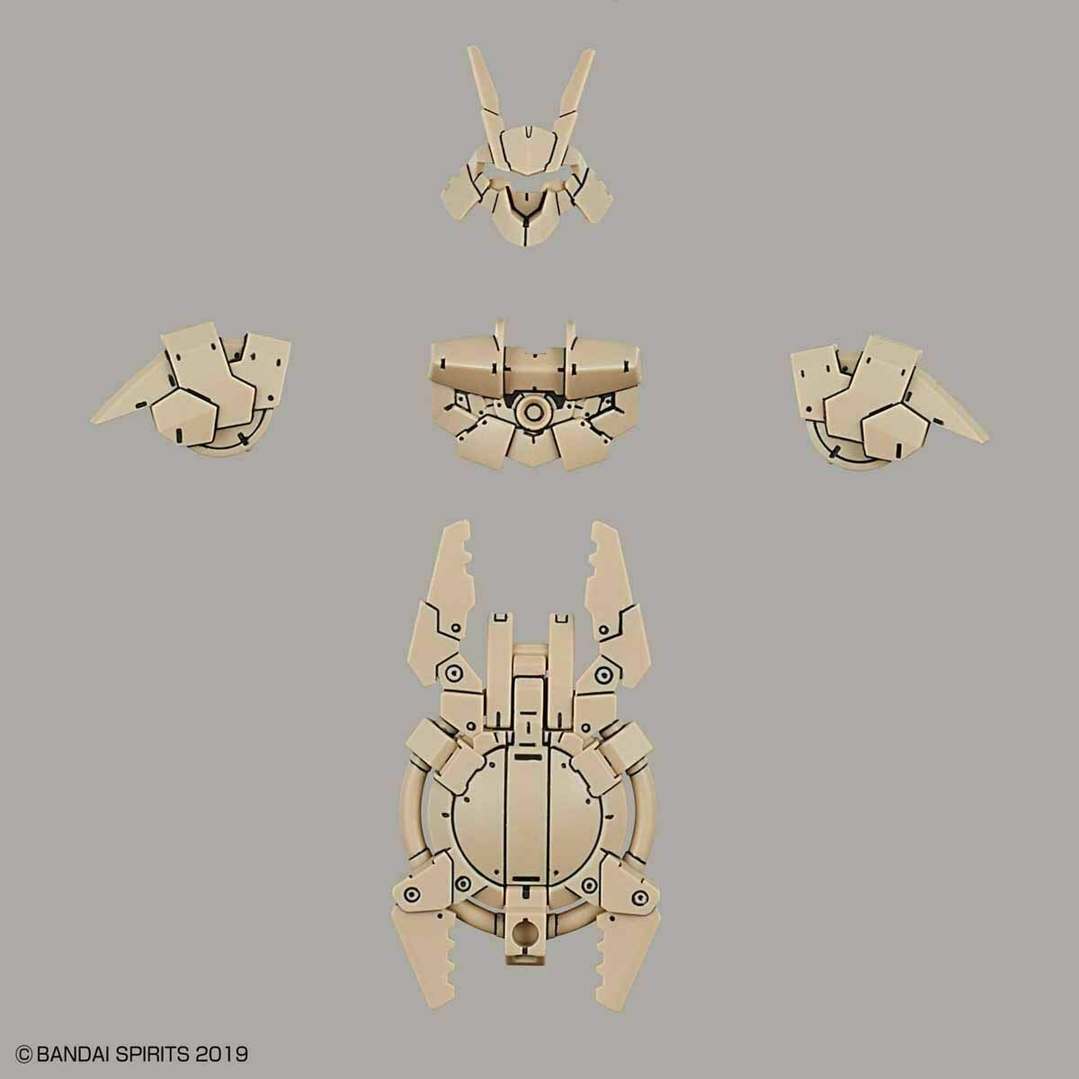 Bandai Hobby 5057811 30mm Close Quarters Combat 1/144 Option Armor, for Portanova, Sand Yellow