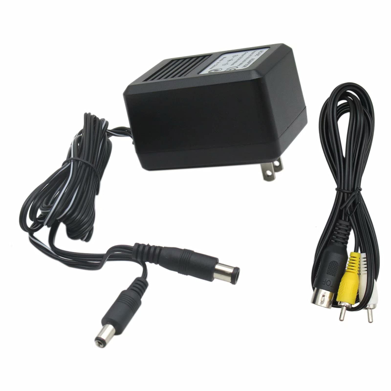 Professional AV Cable & AC Power Cord Bundle for SEGA Genesis 1 (Model: 1601)