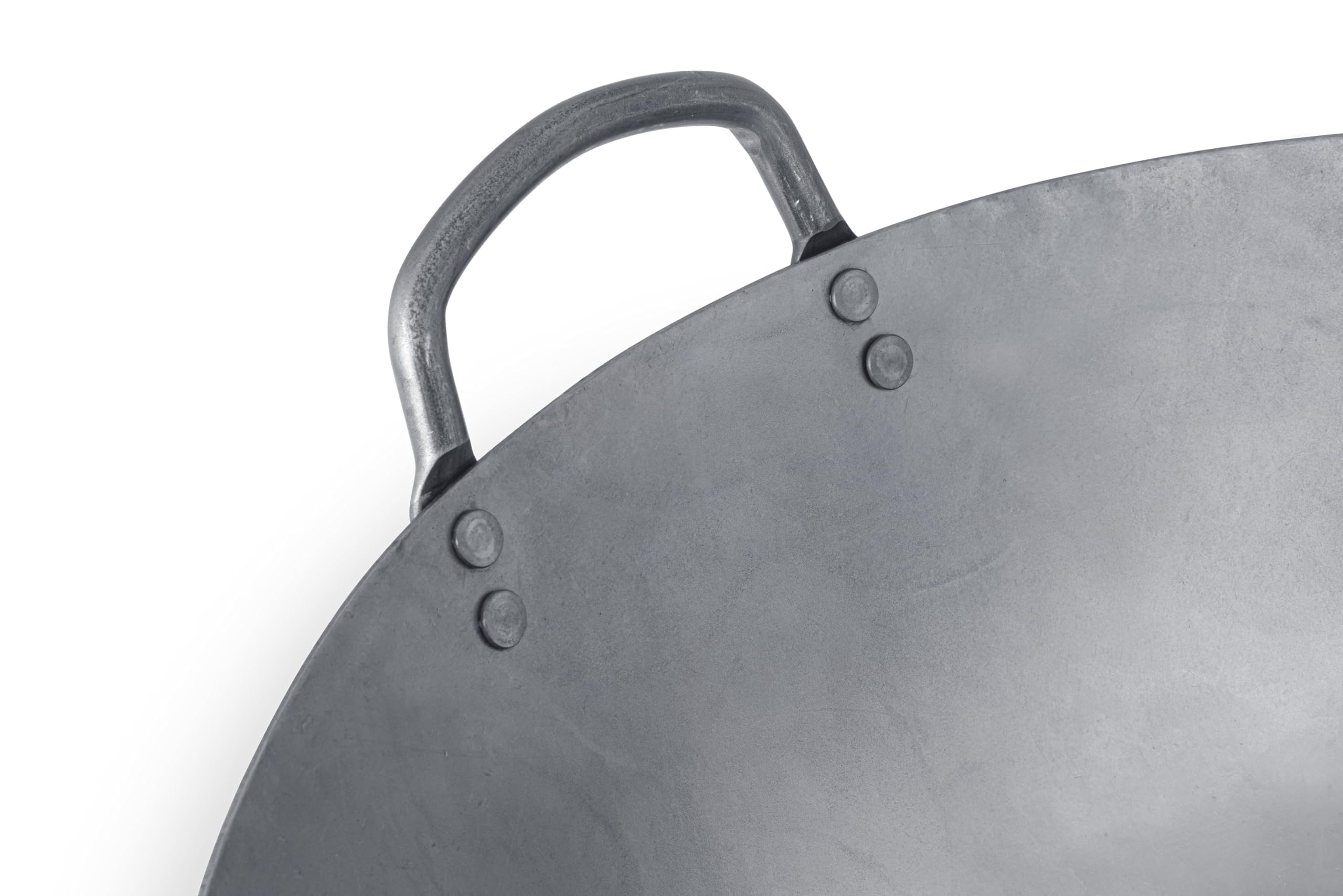Craft Wok Extra Large 21-Inch Heavy Canton Style Hand Hammered Carbon Steel Wok (Round Bottom) / 731W194X