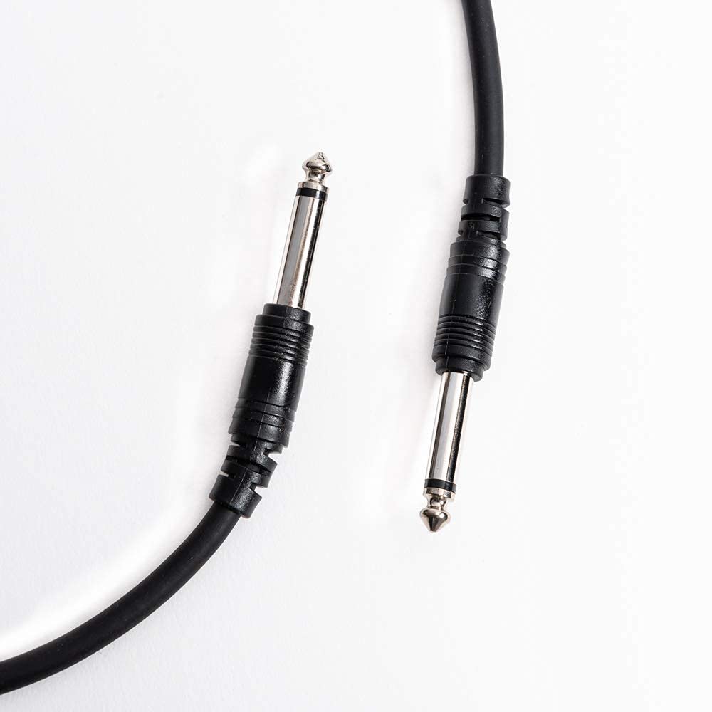 Senor Cable Instrument Cable | Instrument Cable Pack | Cable Instrument | Guitar Instrument Cable (Woven) Guitar Instrument Pack of 3 - Black (10.6 FT, Black, 3)