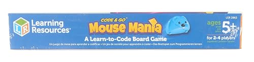 Learning Resources Code & Go Robot Mouse Board Game, STEM, Early Coding Game, Ages 5+