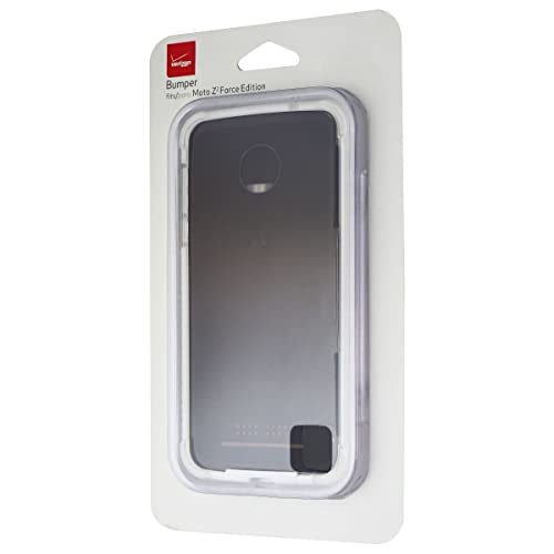 Verizon Bumper Two Tone Slim Case Cover For Motorola Moto Z2 Force Edition - Retail Packaging
